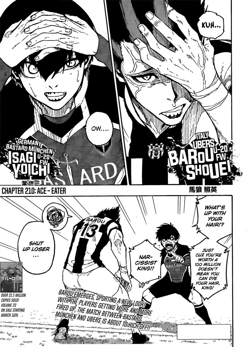 Blue Lock Manga Chapter 210